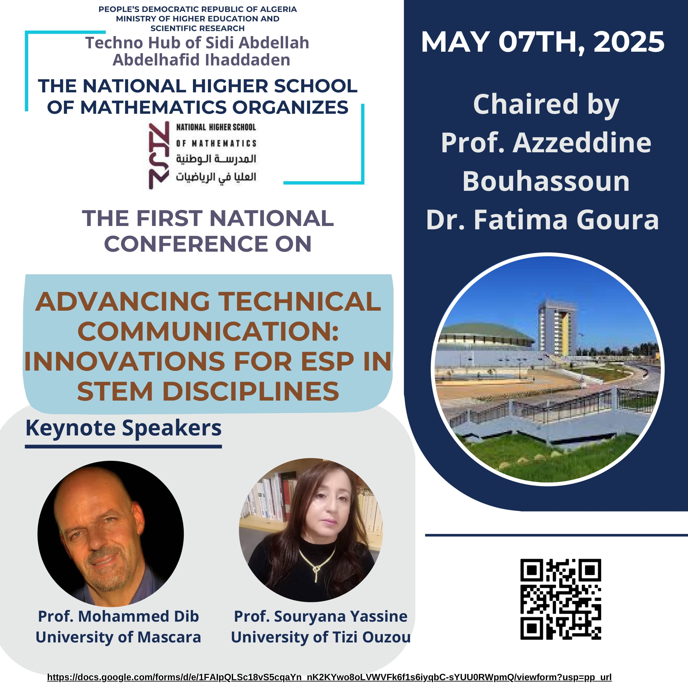 Workshop organisé par l’ENS Math Sidi Abdellah – Faculté des Sciences ...